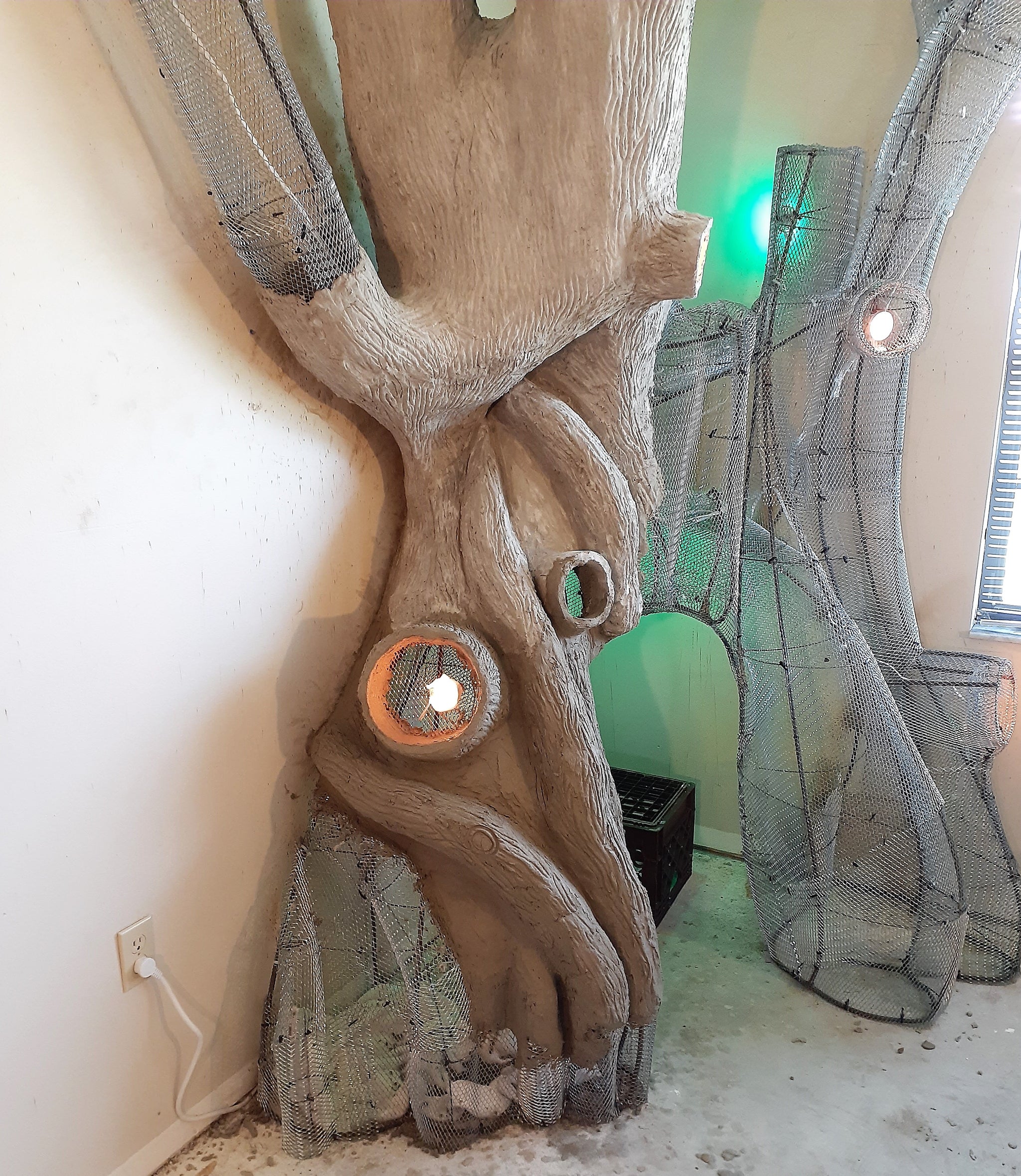 "The Original" Tree Bark Concrete Texture Roller Set, 3 Concrete Textu ...