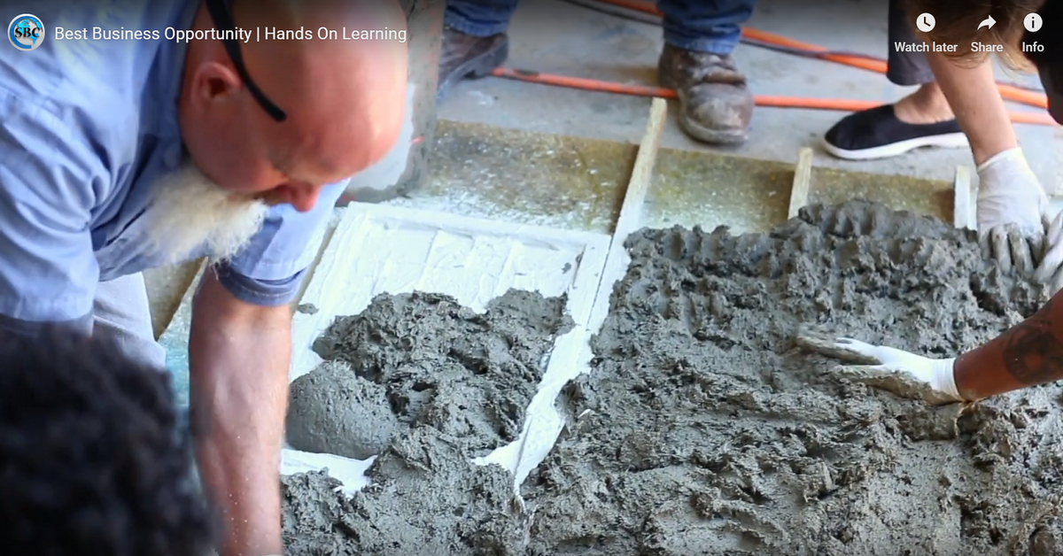 Decorative Concrete Training, Countertops, Flooring, Sinks and More (H ...