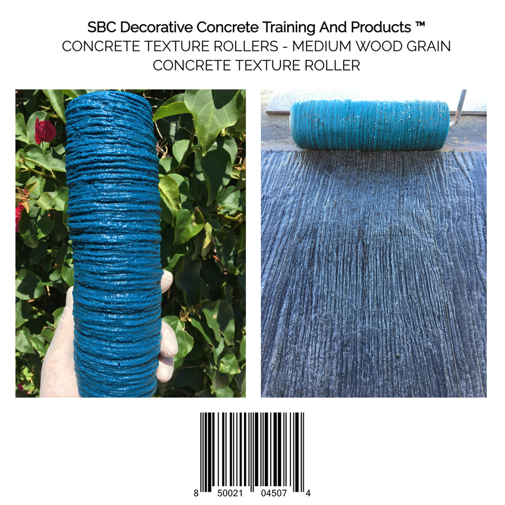 Concrete Texture Rollers-Contractors Gift Box, 11 SBC Concrete Texture – SBC Decorative Concrete ...